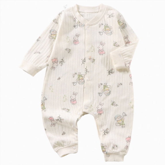 3-6 Months Newborn Baby Bodysuits Baby Cotton Long Sleeved Newborn ...