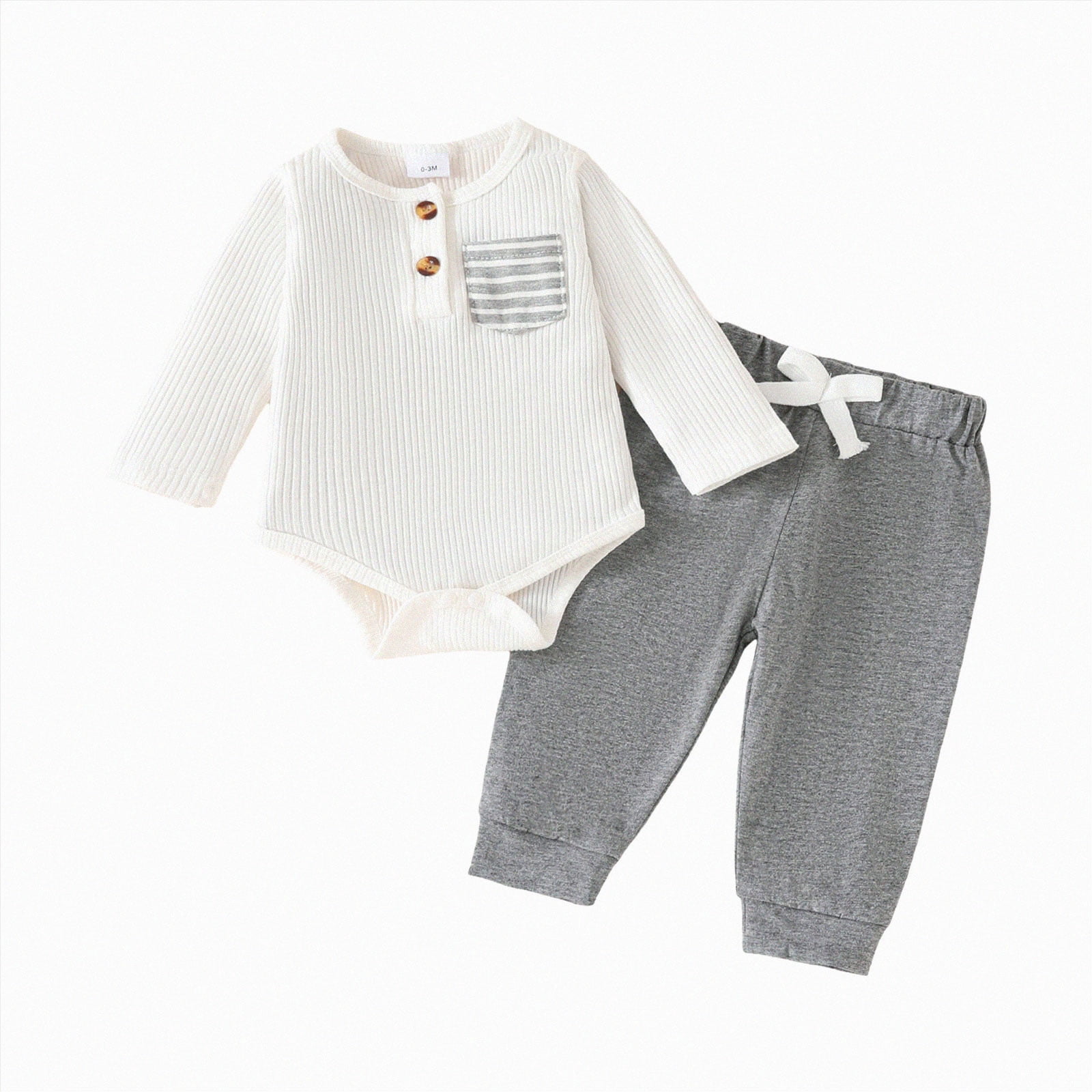 3-6 Months Toddler Baby Boy Clothes Cute Letter Print Long Sleeve ...