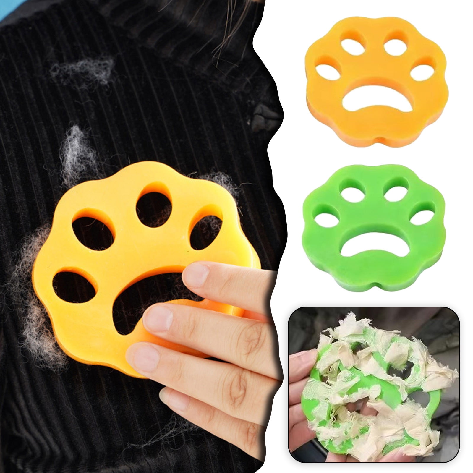 3/6-Pack Pet Hair Remover for Laundry: Washing Machine Lint Remover ...