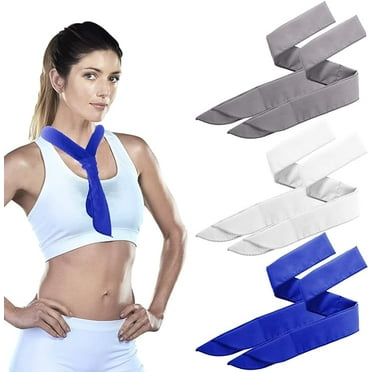 6 Pack Cooling Neck Wraps Cooler Ice Wrap Scarf Bandanas for Summer ...