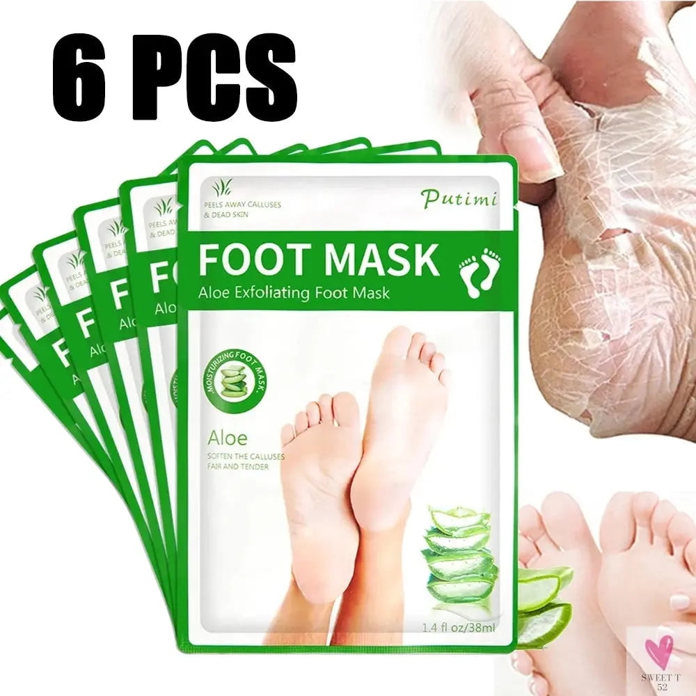 3/6 Pair Exfoliating Feet Mask Exfoliating Foot Peel Mask Socks ...