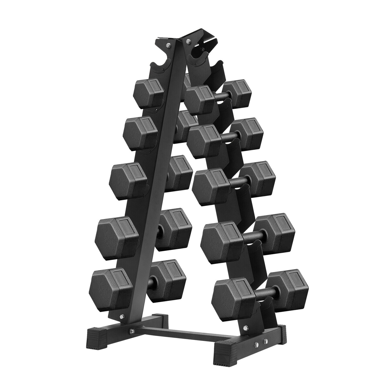 3/6-Tier Dumbbell Rack Stand Weight Storage Rack for Dumbbells Compact ...