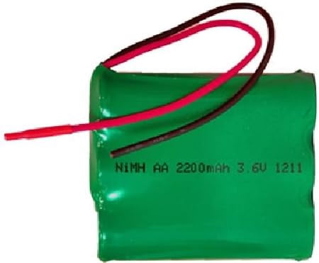 3.6 Volt NiMH Battery Pack with Leads (2200 mAh) - Walmart.com