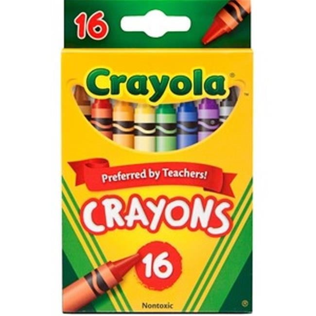3.6 in. Regular Crayon Sets - Set of 16 - Walmart.com