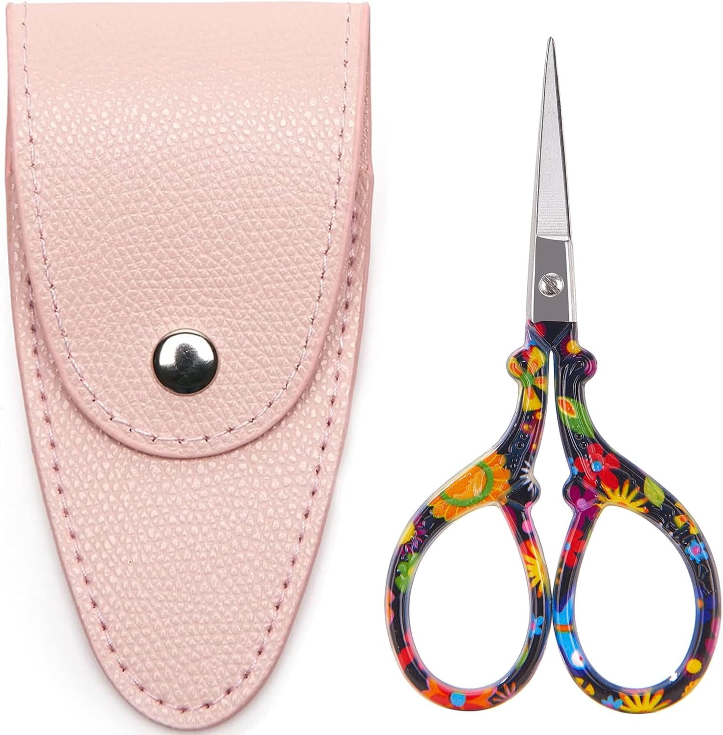 3.6 inch Small Sewing Scissors, Mini Scissors in a Pouch, All Purpose ...