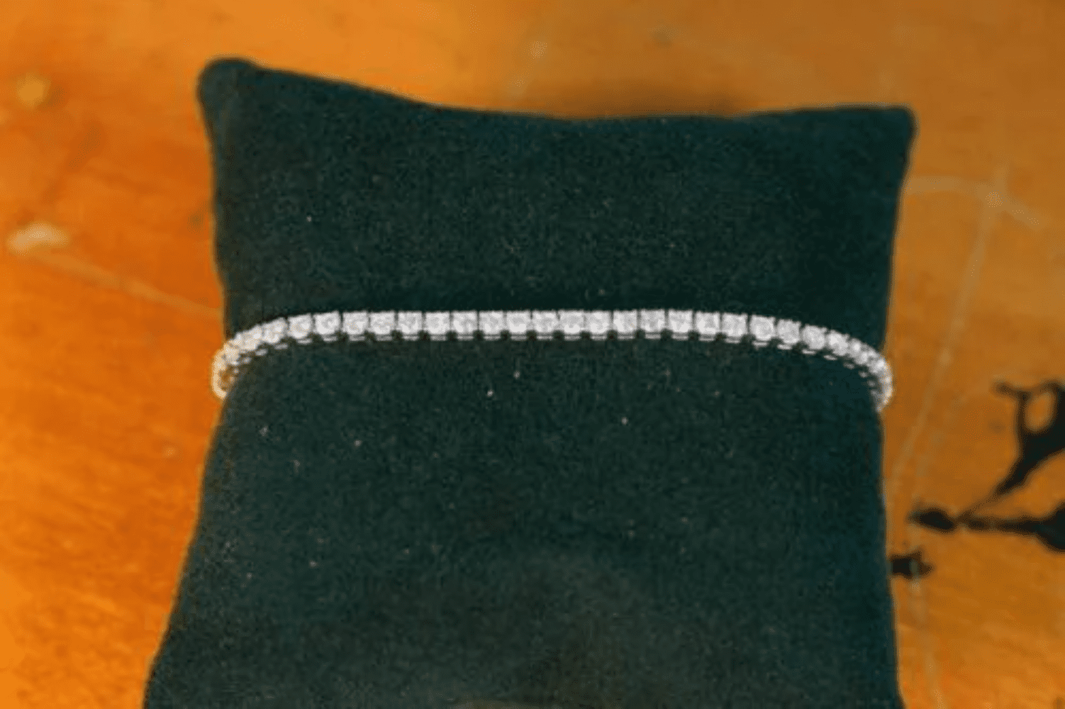 Viraj Gems N Jewel 14K White Gold Plated 3.66CT Moissanite Tennis Bracelet Fine Jewelry for ...