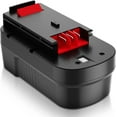 3.6Ah Ni-Mh 18Volt Replacement for Black and Decker 18V Battery Replacement Compatible with ...