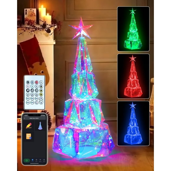 Outdoor Christmas Light Tree