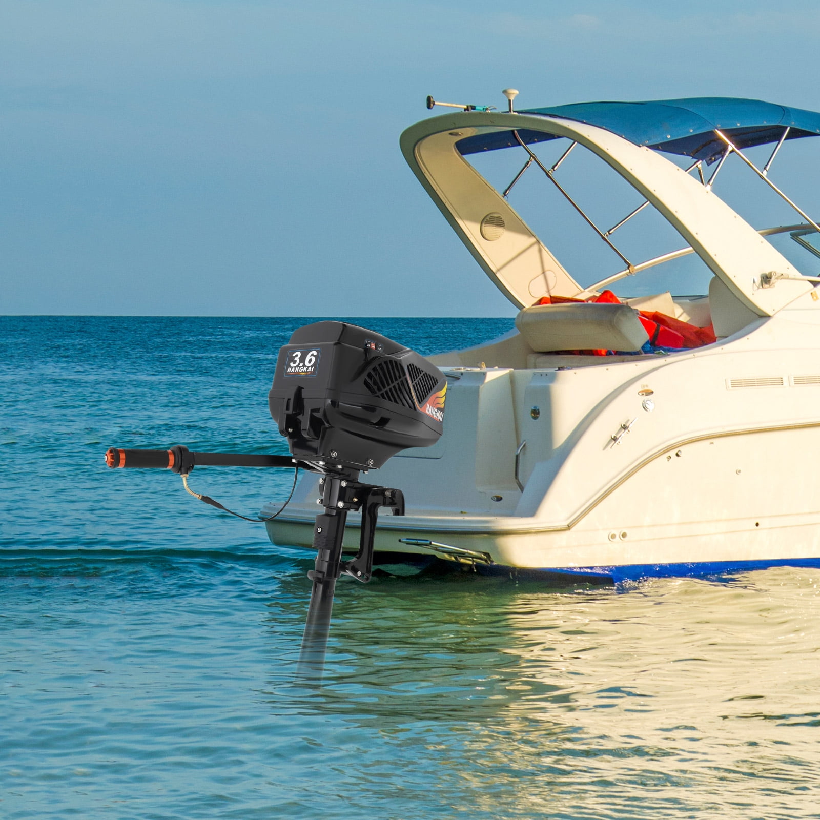 3.6HP Outboard Motor for Small Boats – 2-Stroke, High Speed ...