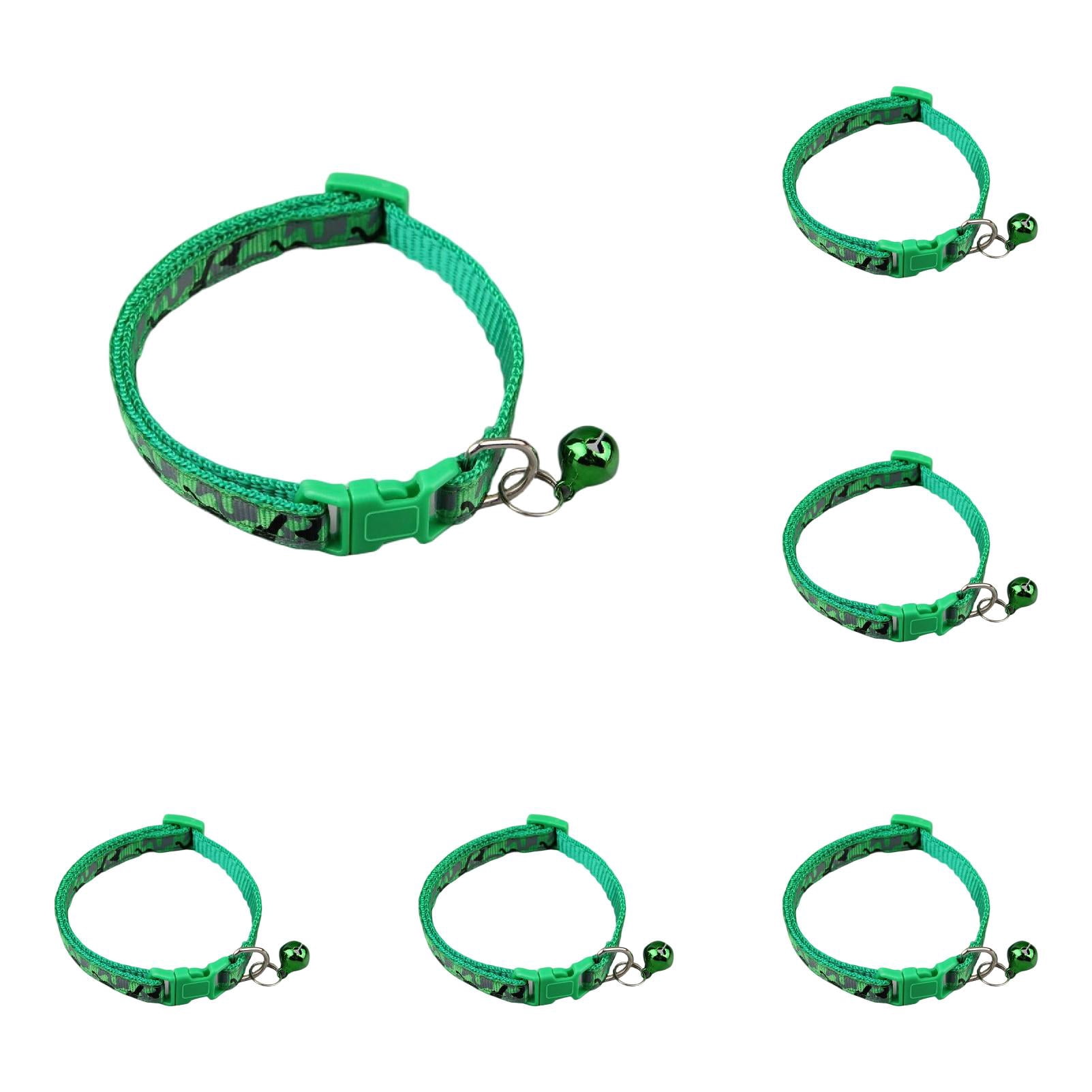 3-6PC Puppy Collar and Leash Adjustable Buckle Nylon Camo Print Dog ...