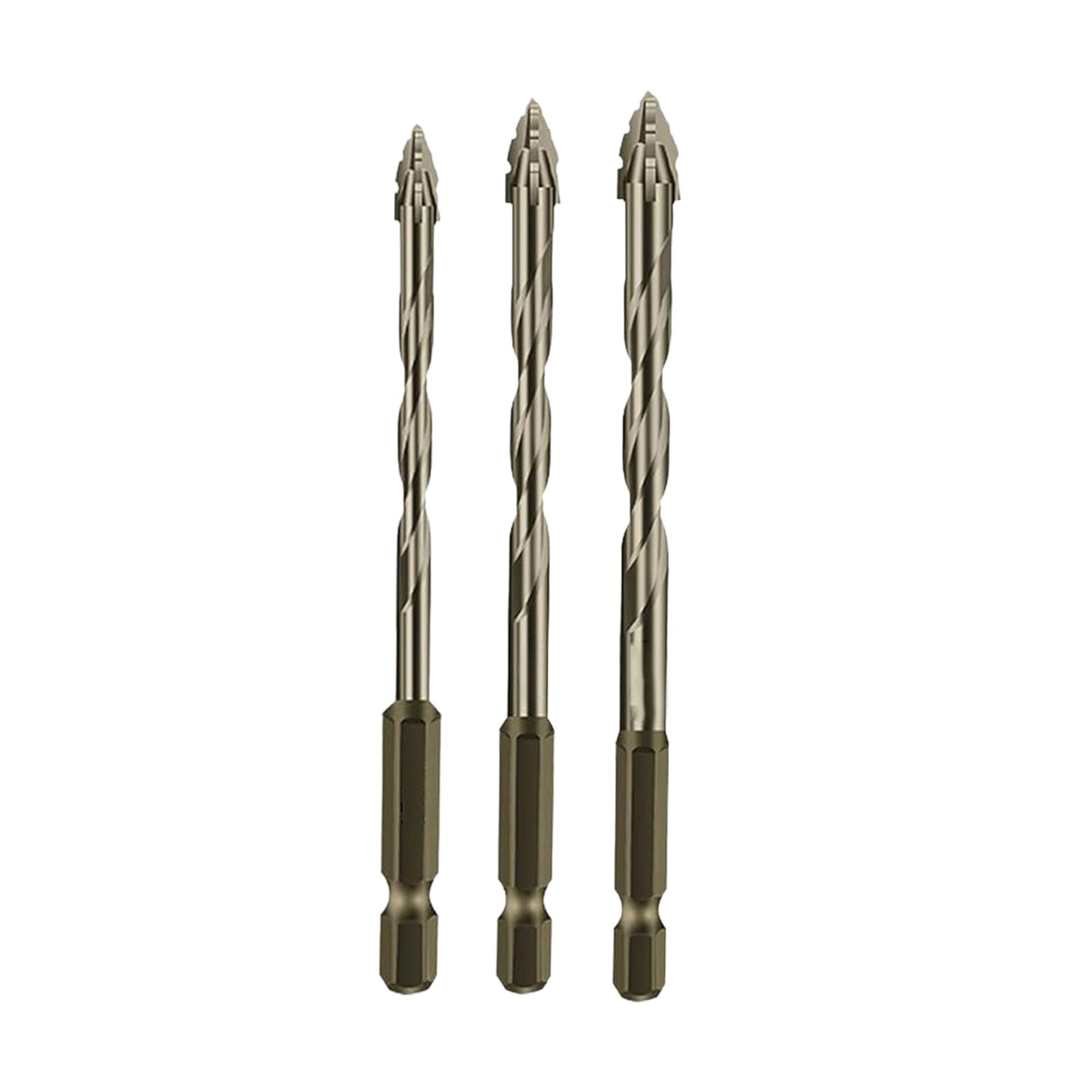3/6PCS High Strength Four Edged Serrated Eccentric Drill Bit Set, New ...