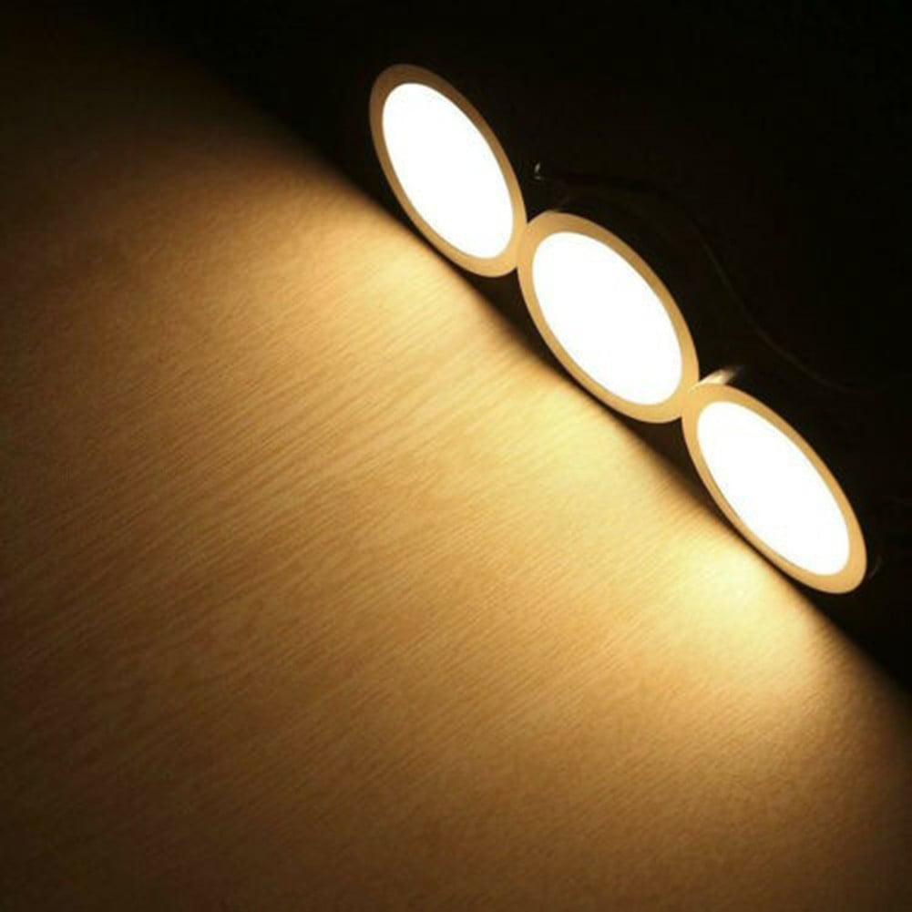 3/6Pcs Under Cabinet Lights Kit Led Kitchen Counter Closet Led Puck ...