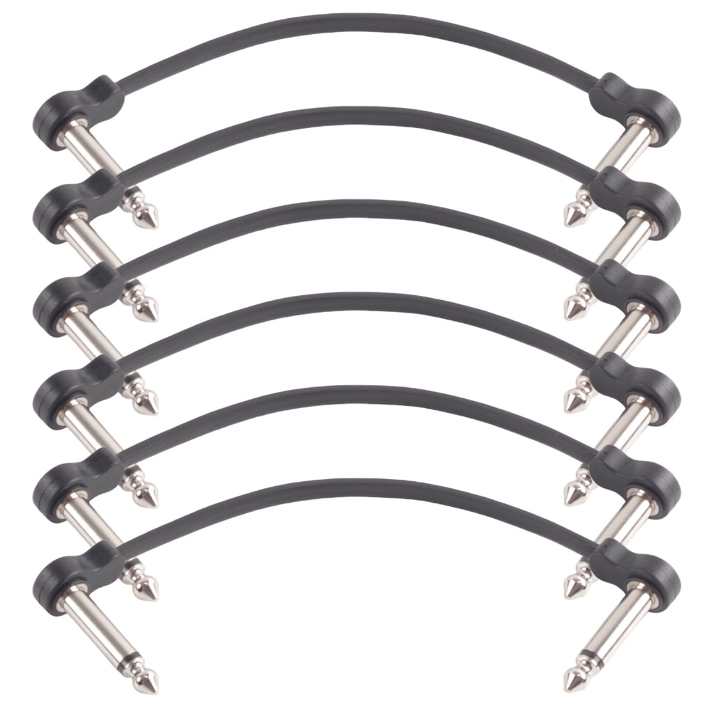 3/6Pc Electric Guitar Effect Pedal Patches Cable Cord Low Noise ...