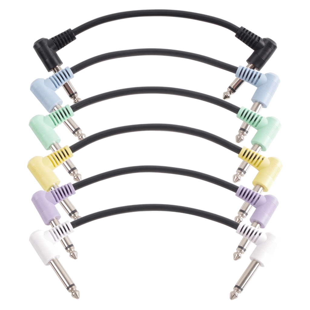 3/6Pc Electric Guitar Effect Pedal Patches Cable Cord Low Noise ...