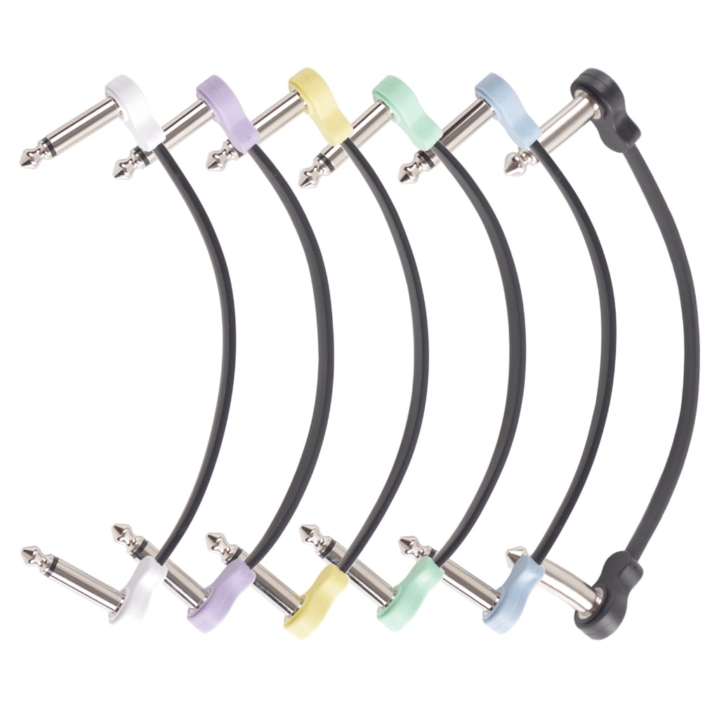 3/6Pcs Guitar Patches Cable Instrument Connector Right Angles Guitar ...