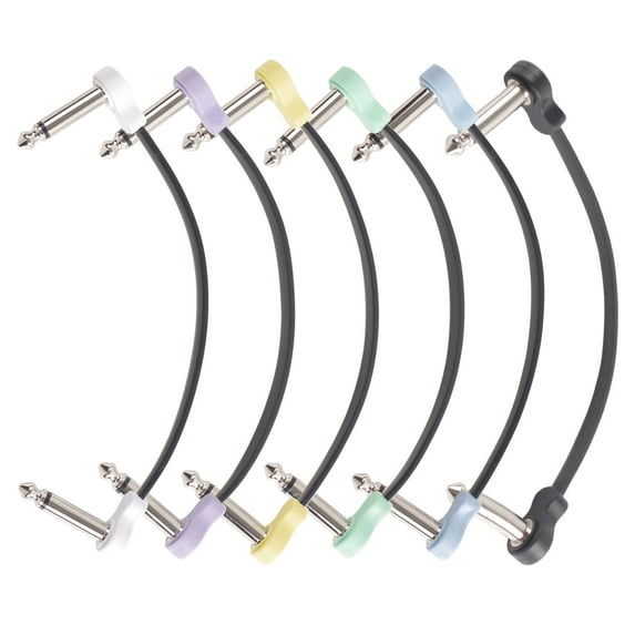 3/6Pcs Guitar Pedal Cable Effect Cable Cord Replacement Electric Guitar ...