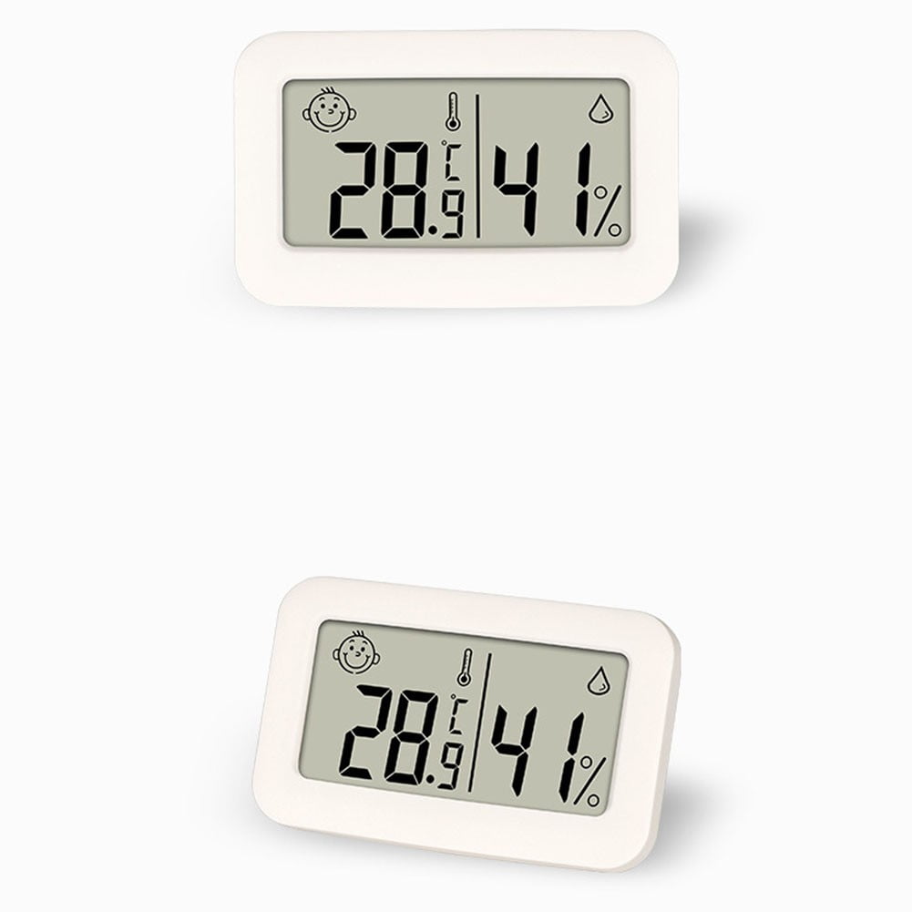 3/6Pcs Mini Temperature And Humidity Meters With A Clear Screen Large ...