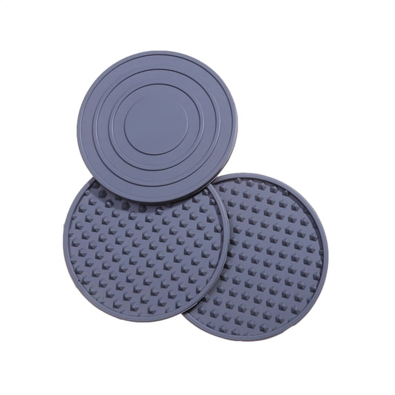 3/6Pcs Silicone Drink Coaster Heat Resistant Cup Dish Drying Mat ...