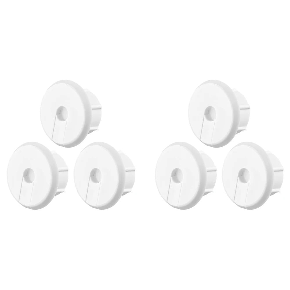 3/6Pcs Wall Hole Cable Feed Through Bushings 0.7cm Plastic Through ...