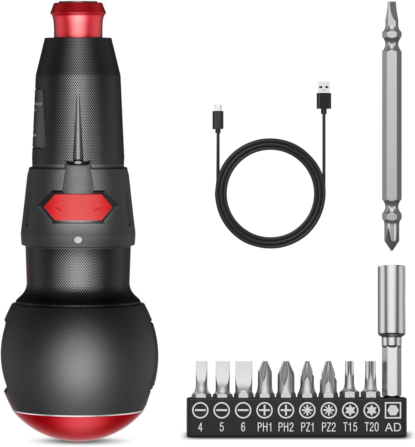 3.6V Cordless Screwdriver Set, Electric Screwdriver, Rechargeable Power ...