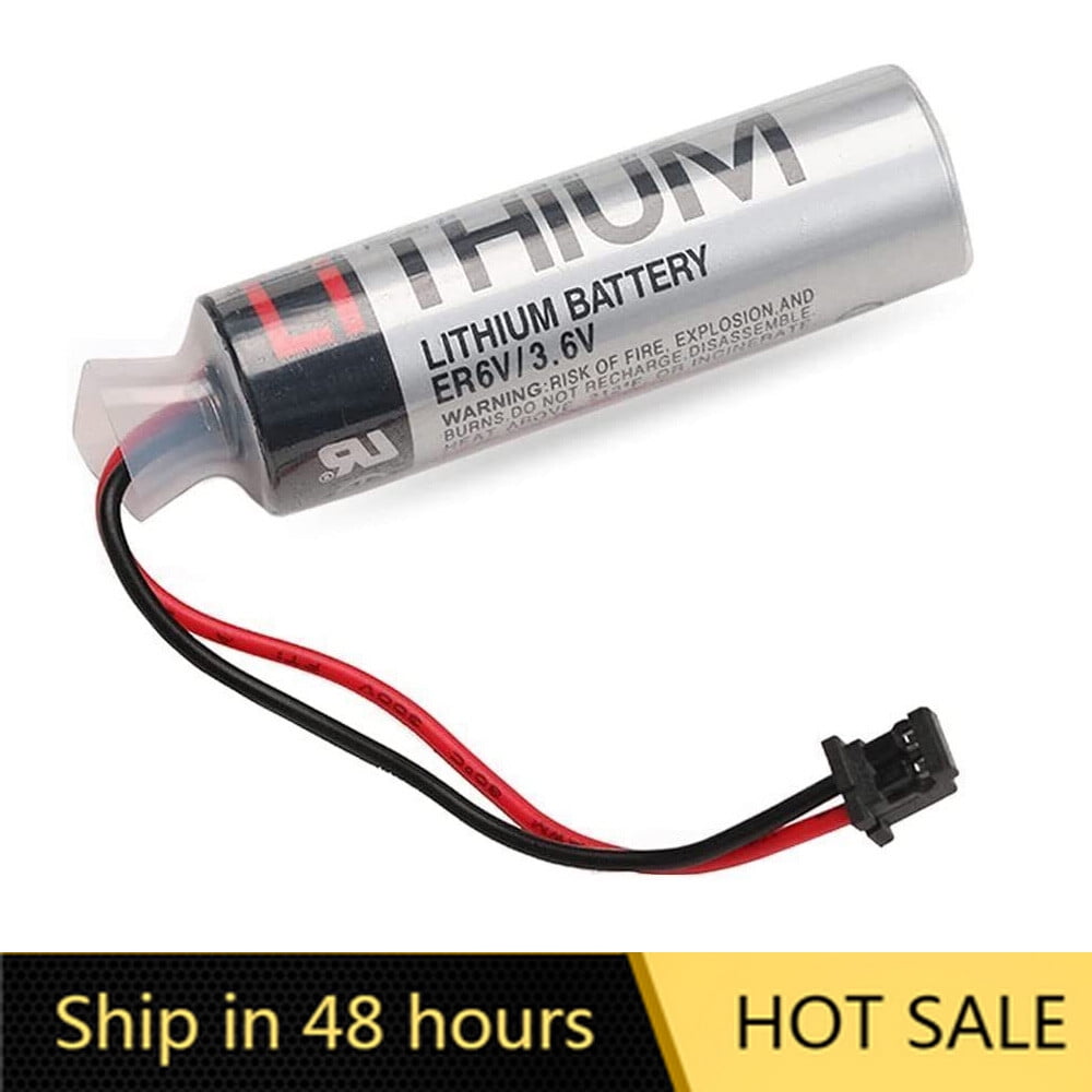 3.6V NEW ER6V/3.6V ER6VC119A ER6VC119B Battery w/ BLACK PLUG For ...