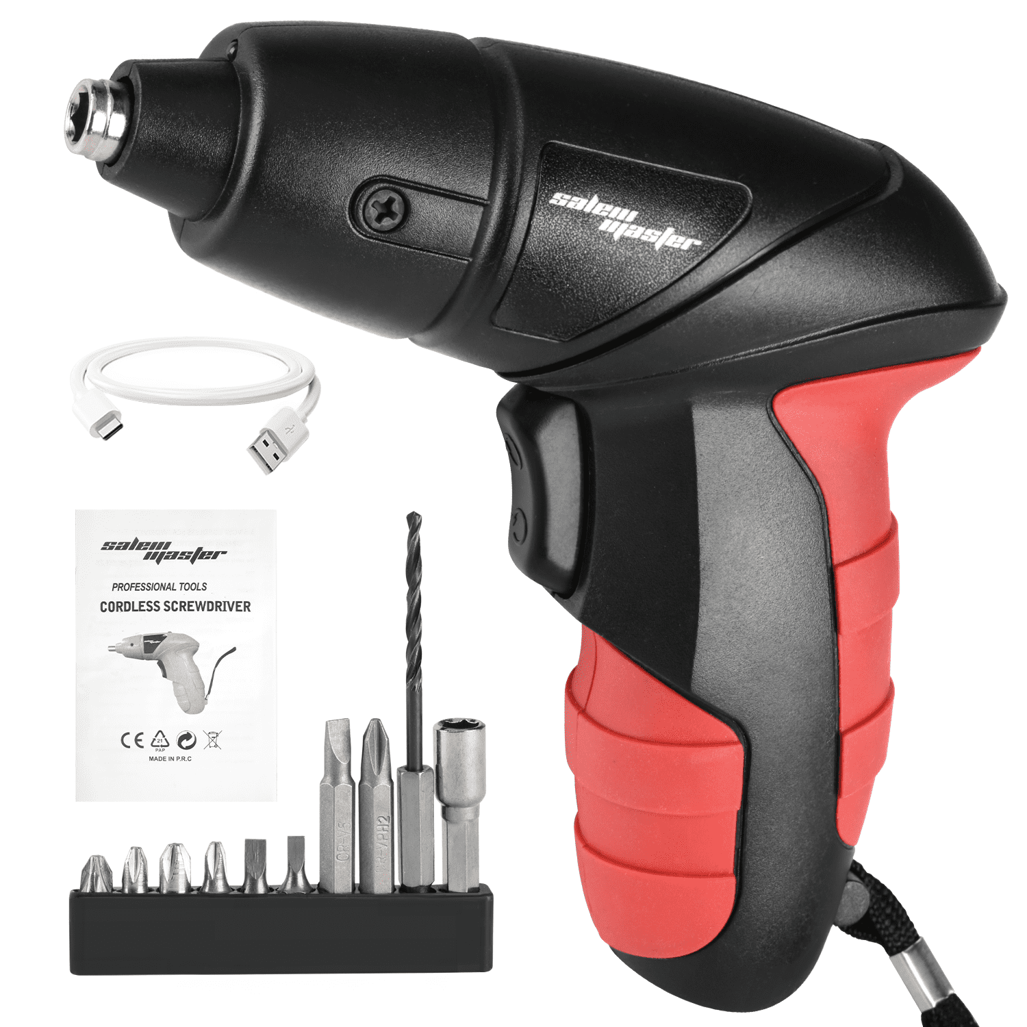 3.6V Small Power Electric Screwdriver Set, Rechargeable Cordless Power ...