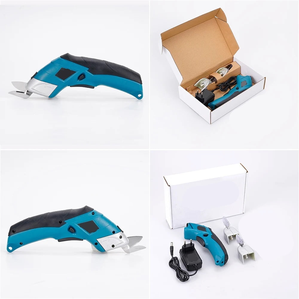 3.6V USB Rechargeable Cordless Electric Scissors Sewing Shear Cutter ...