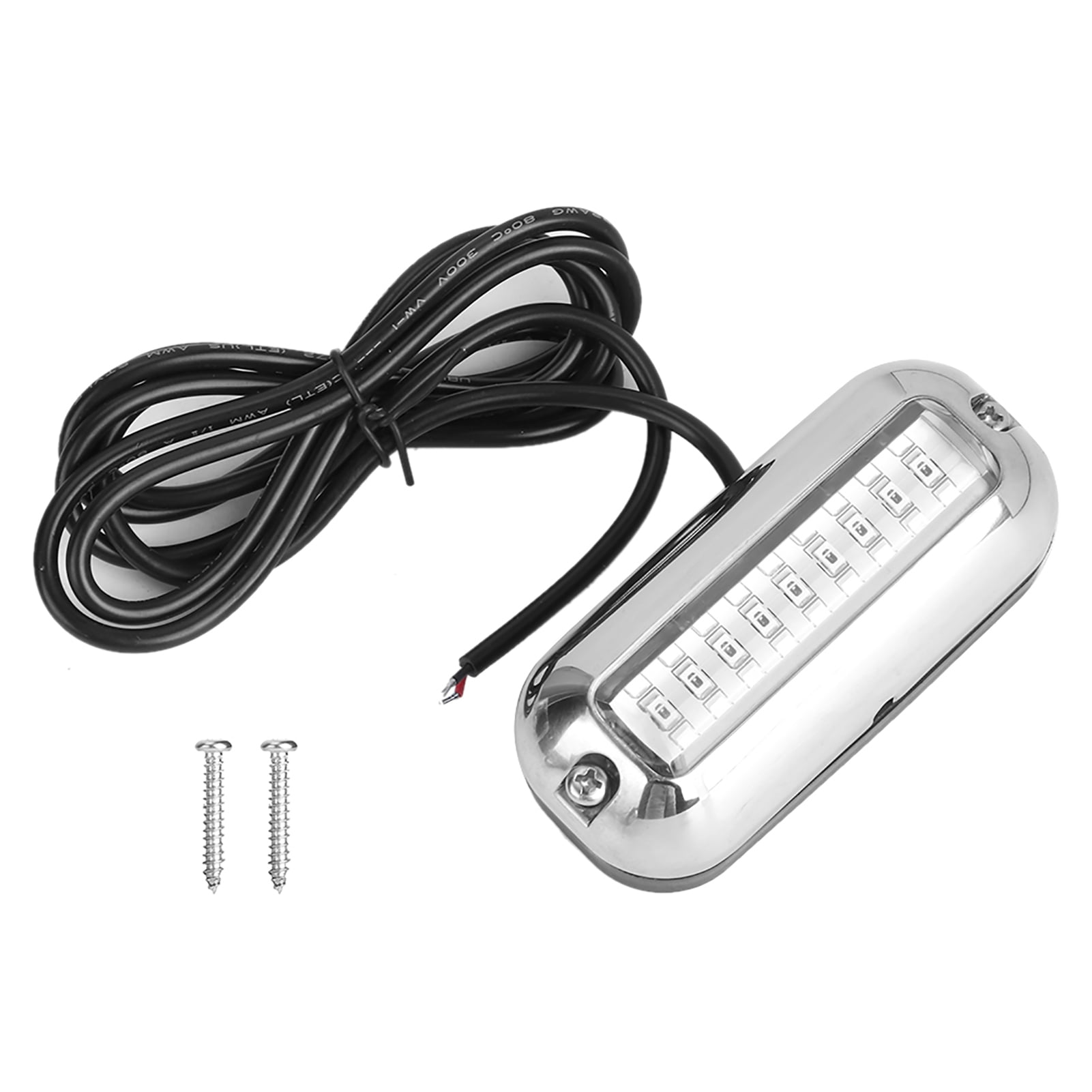 3.6W Underwater Transom LED Light - 27 LEDs IP68 Waterproof Boat ...