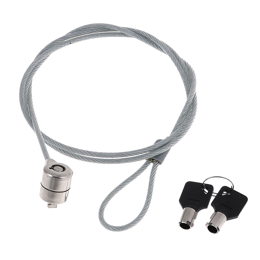 3.6ft Long Double Keys Antitheft Laptop Keyed Cable Security Lock ...