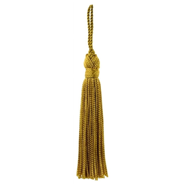 3" (7.5cm) Basic Chainette Tassel | Craft Tassel # RT03,, Brass Gold # ...