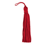 3" (7.5cm) Basic Chainette Tassel | Craft Tassel # RT03,, Cherry Red # ...
