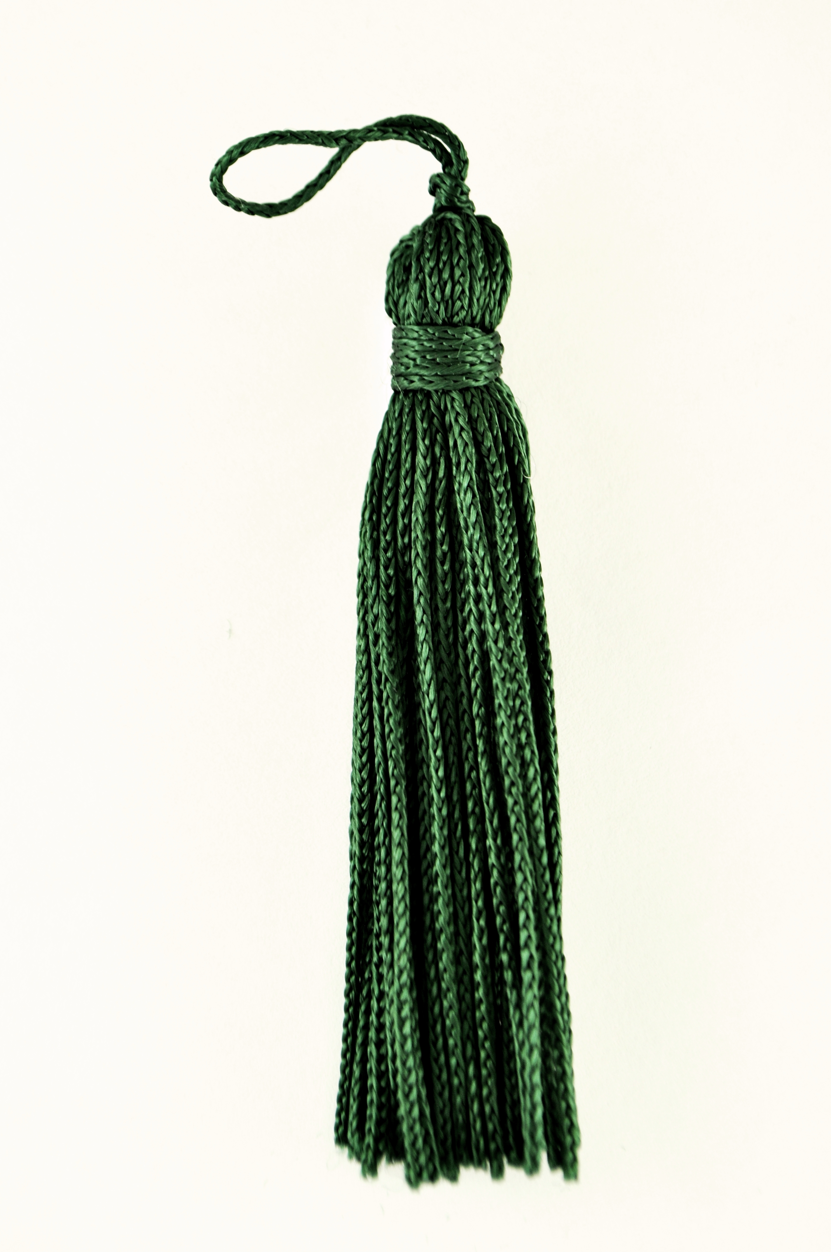 3" (7.5cm) Basic Chainette Tassel | Craft Tassel # RT03,, Dark Emerald ...