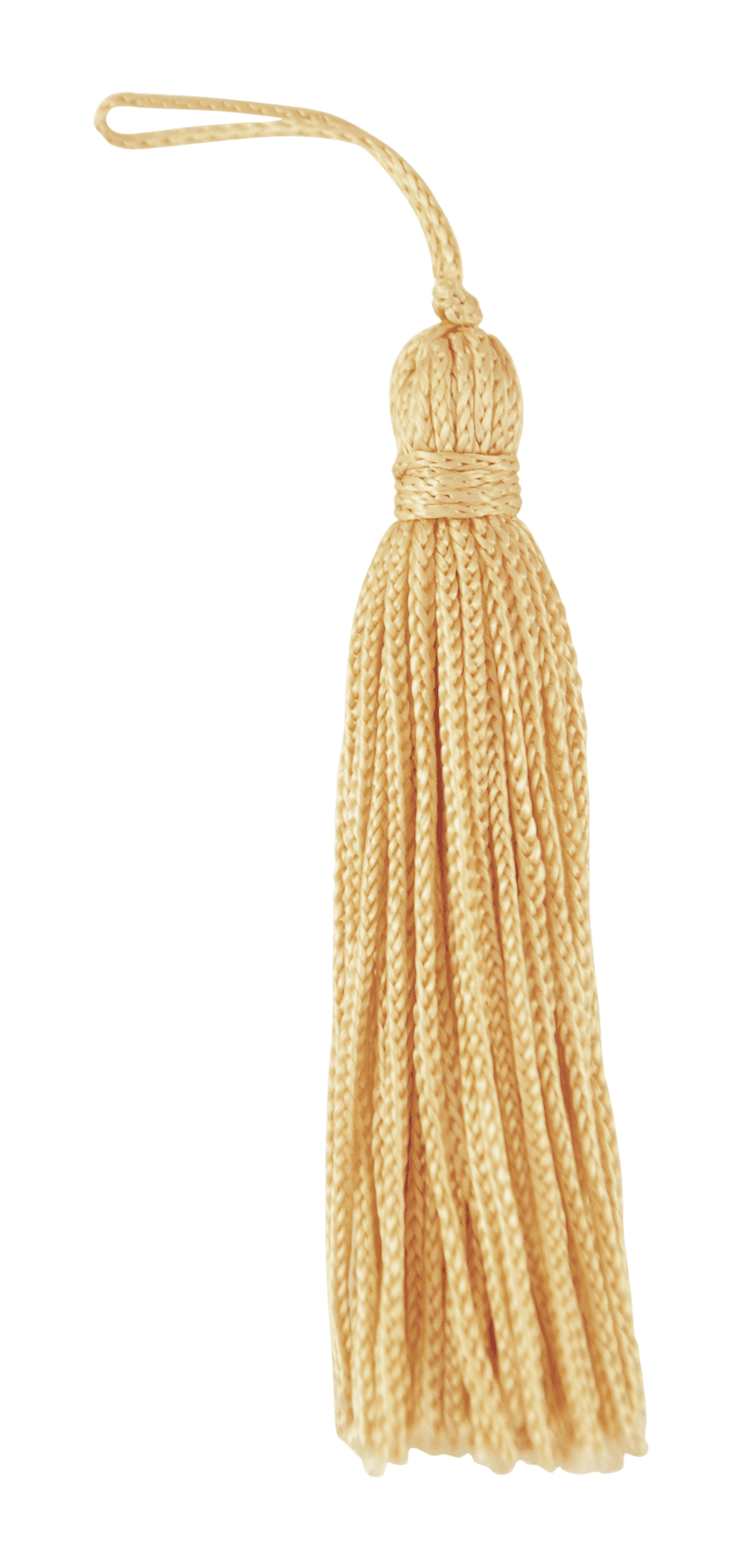 3" (7.5cm) Basic Chainette Tassel | Craft Tassel # RT03,, Light Gold # ...