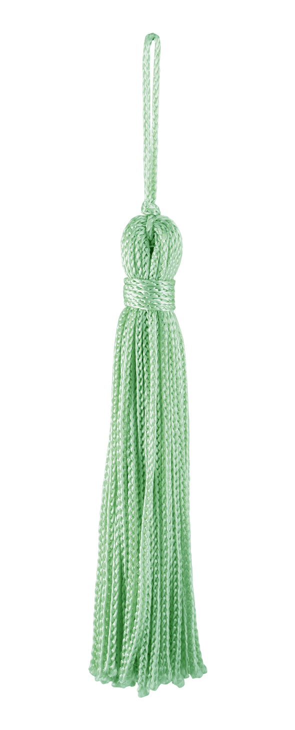 3" (7.5cm) Basic Chainette Tassel | Craft Tassel # RT03,, Light Jade ...