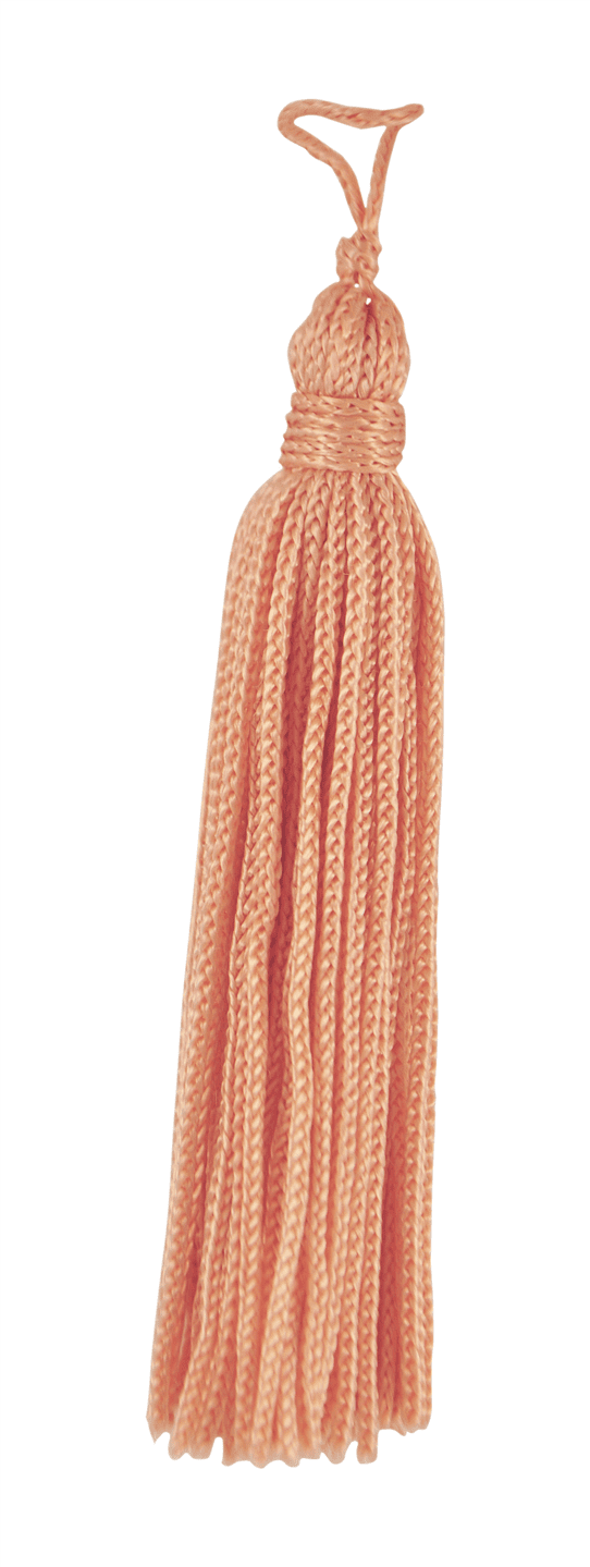 3" (7.5cm) Basic Chainette Tassel | Craft Tassel # RT03,, Light Salmon ...