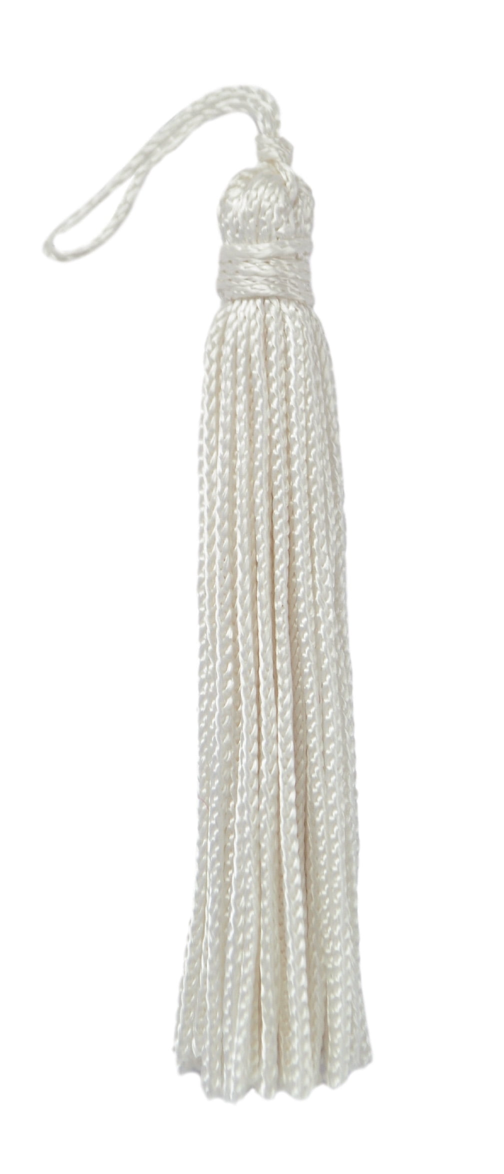 3" (7.5cm) Basic Chainette Tassel | Craft Tassel # RT03,, Pure White # ...