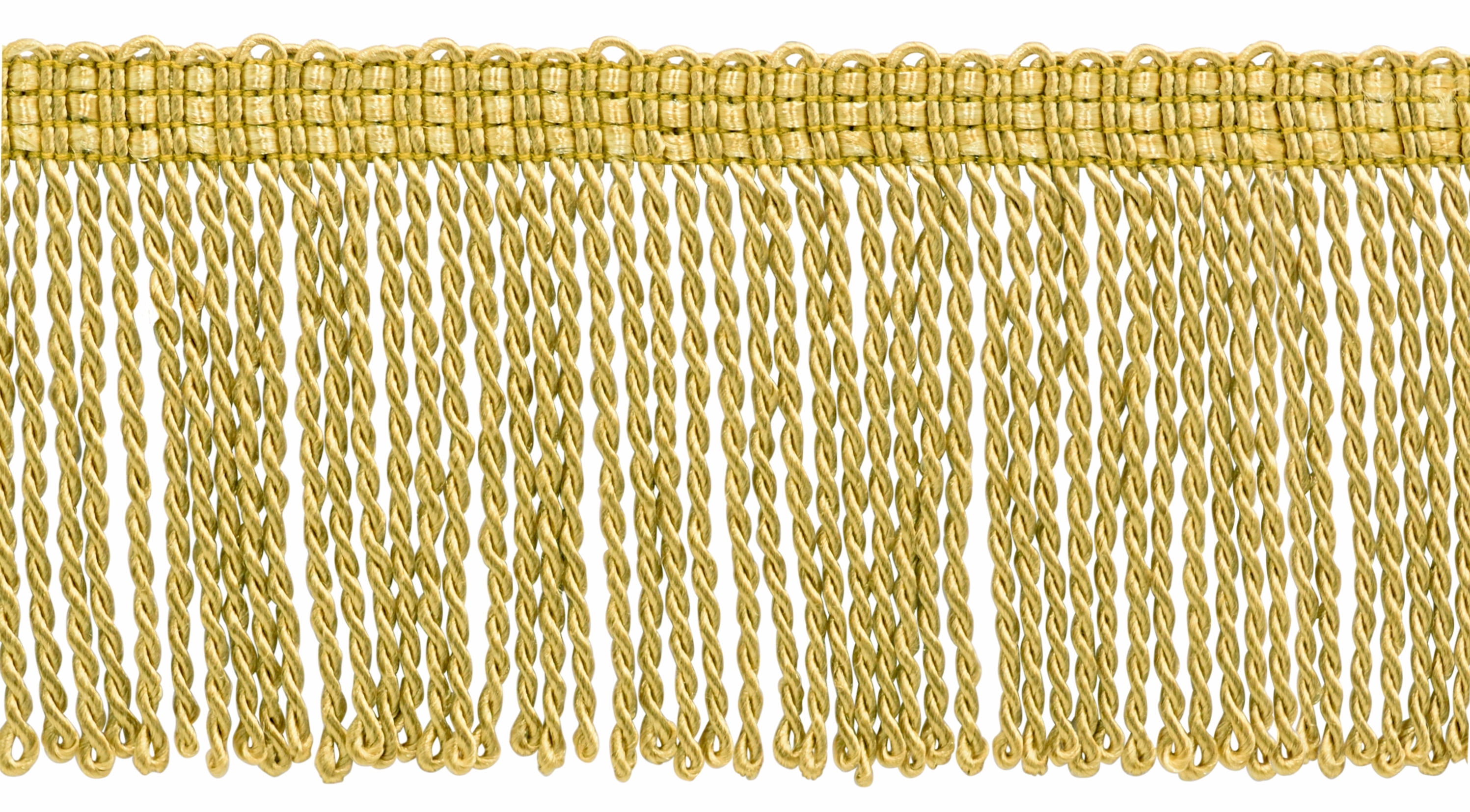 3" (7.5cm) Basic Trim Collection Thin Bullion Fringe Trim with ...