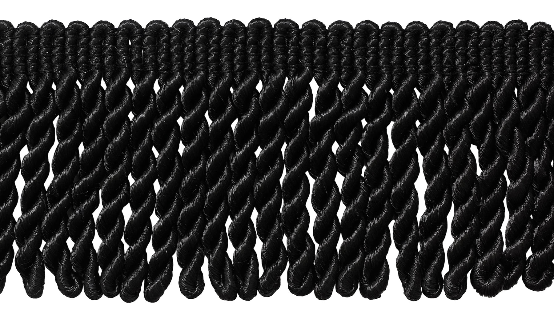 3" (7.5cm) Basic Trim Solid Collection Satiny Bullion Fringe Trim ...
