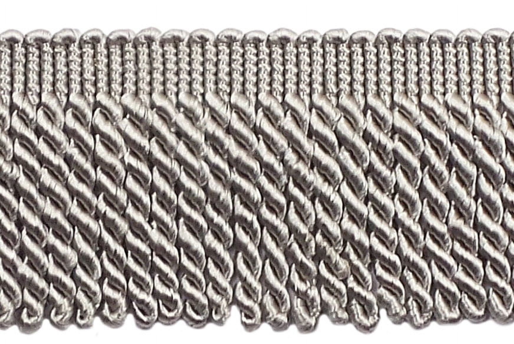 3" (7.5cm) Basic Trim Solid Collection Satiny Bullion Fringe Trim ...