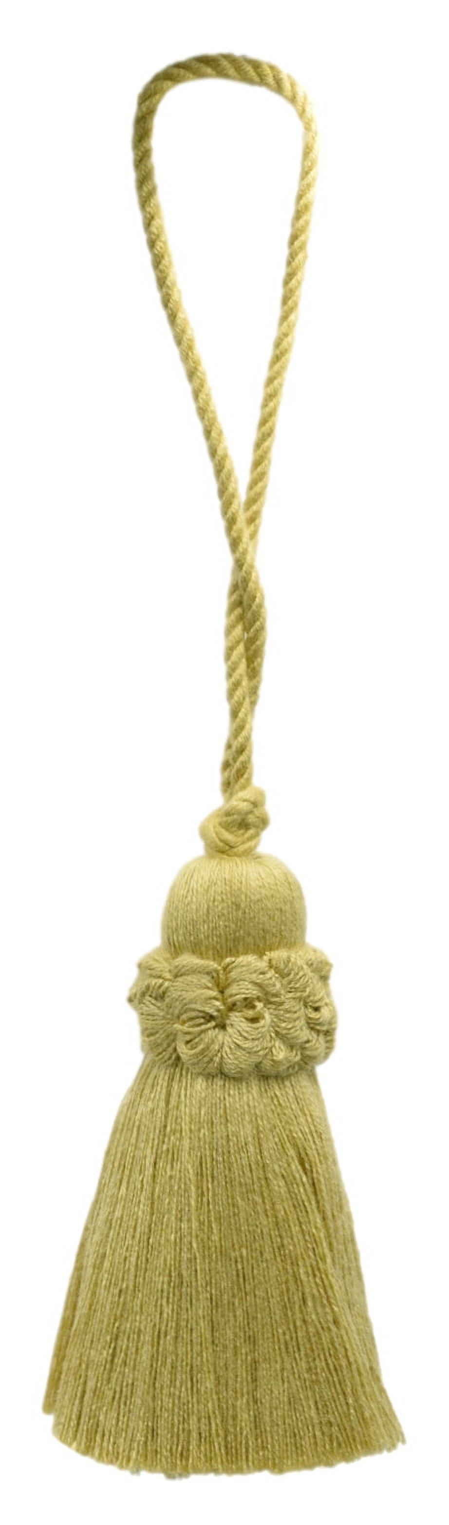 3" (7.5cm) Elegant Crown Tassel | Craft Tassel # CT03EMP,, Dark Gold # ...