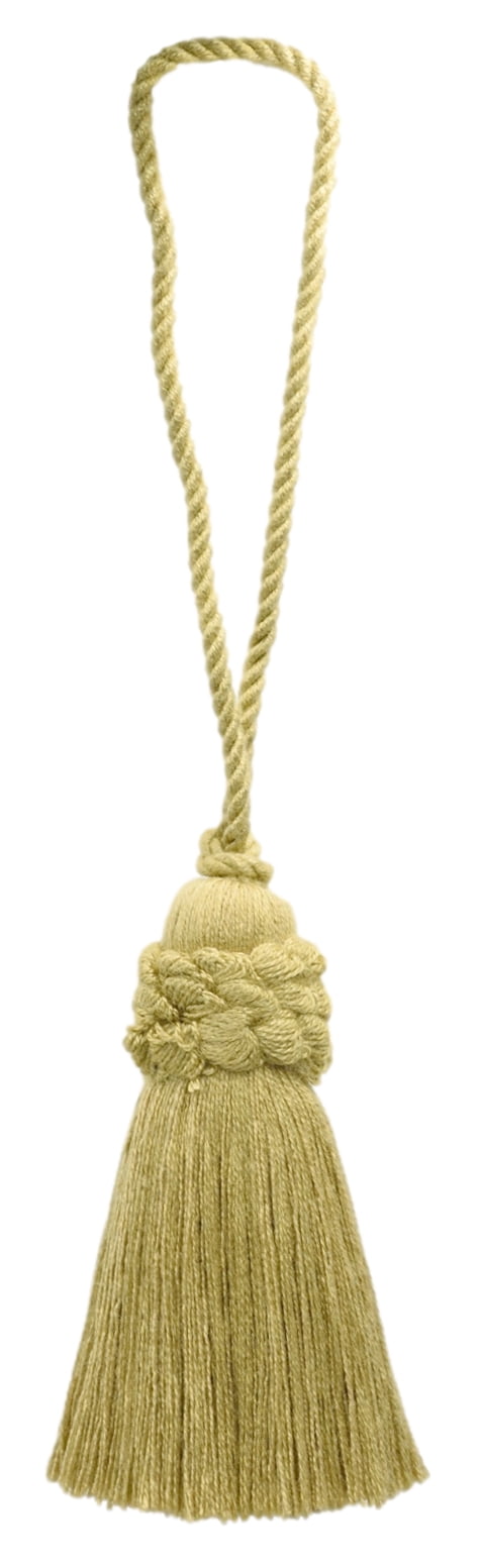 3" (7.5cm) Elegant Crown Tassel | Craft Tassel # CT03EMP,, Golden Beige ...