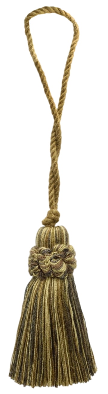 3" (7.5cm) Elegant Crown Tassel | Craft Tassel # CT03EMP,, Truffle ...
