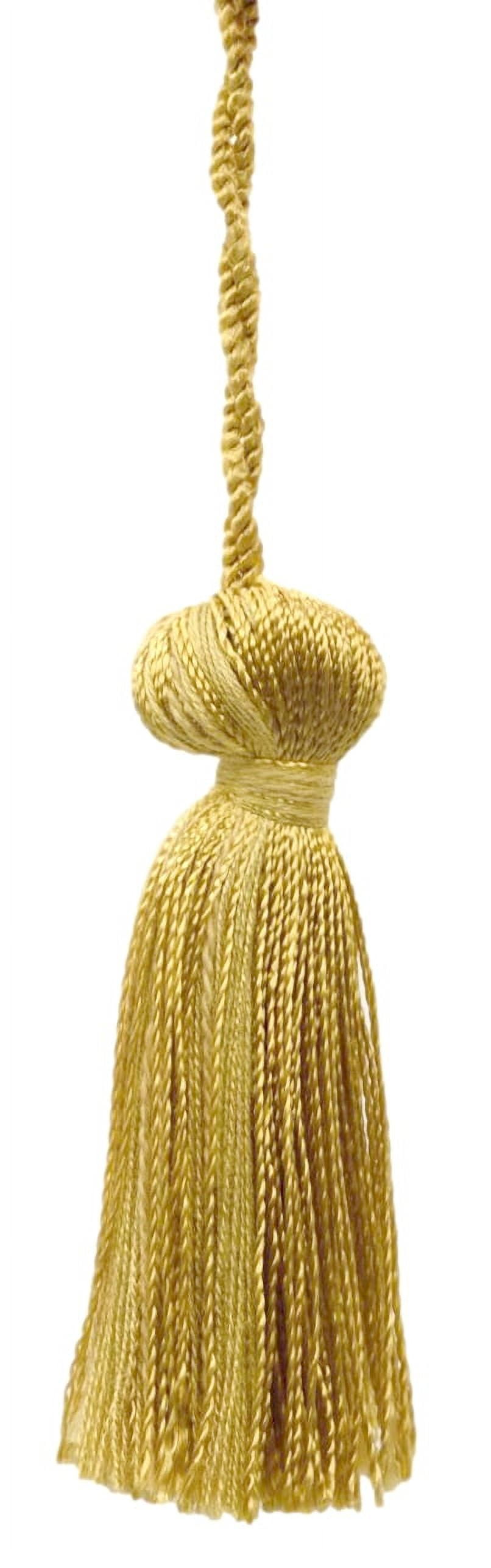 3" (7.5cm) Small Bell Tassel | Craft Tassel # BT3,, Antique Gold #C4 ...
