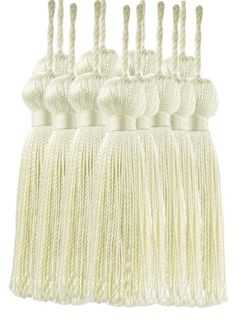 3" (7.5cm) Small Bell Tassel | Craft Tassel # BT3,, Cream Ivory #A2 ...