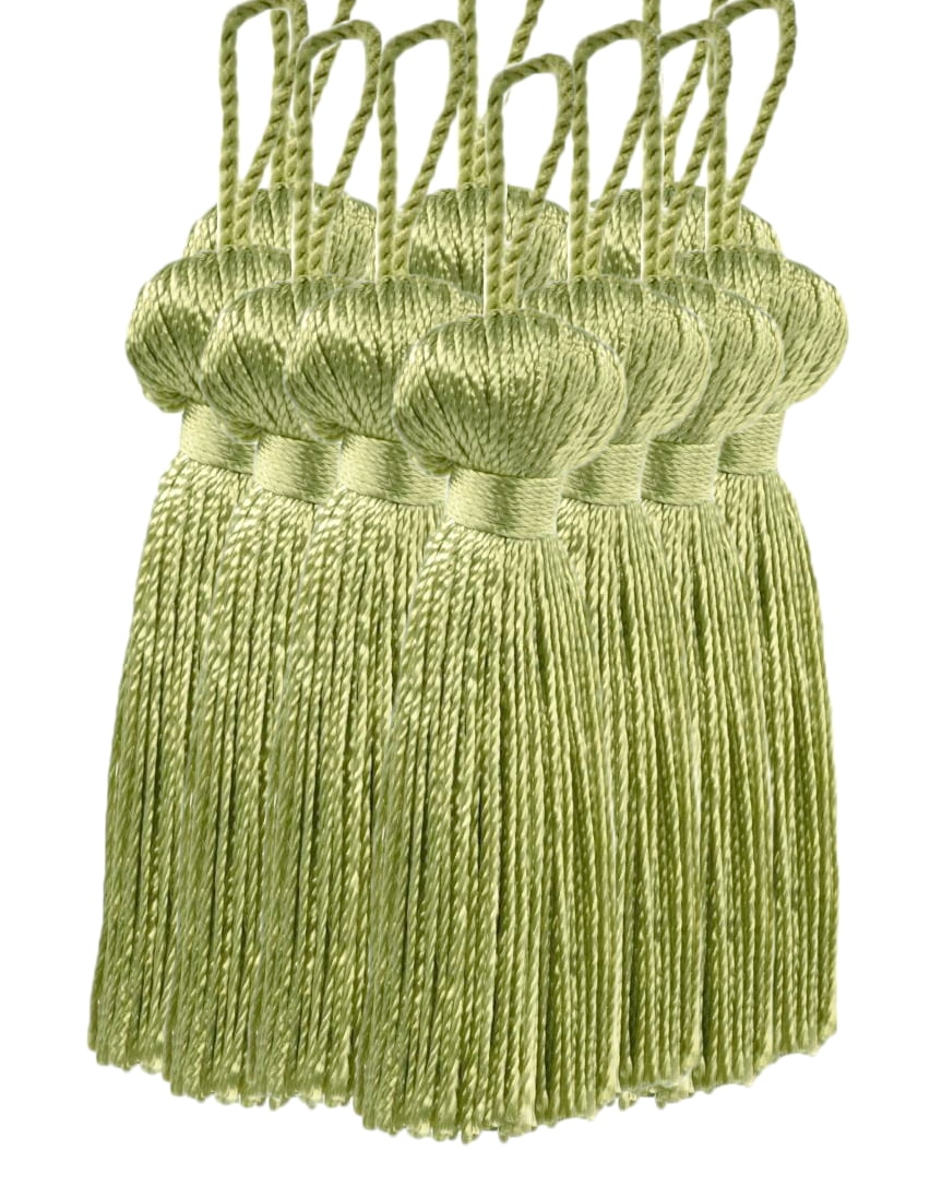 3" (7.5cm) Small Bell Tassel | Craft Tassel # BT3,, Dark Sage Green # ...