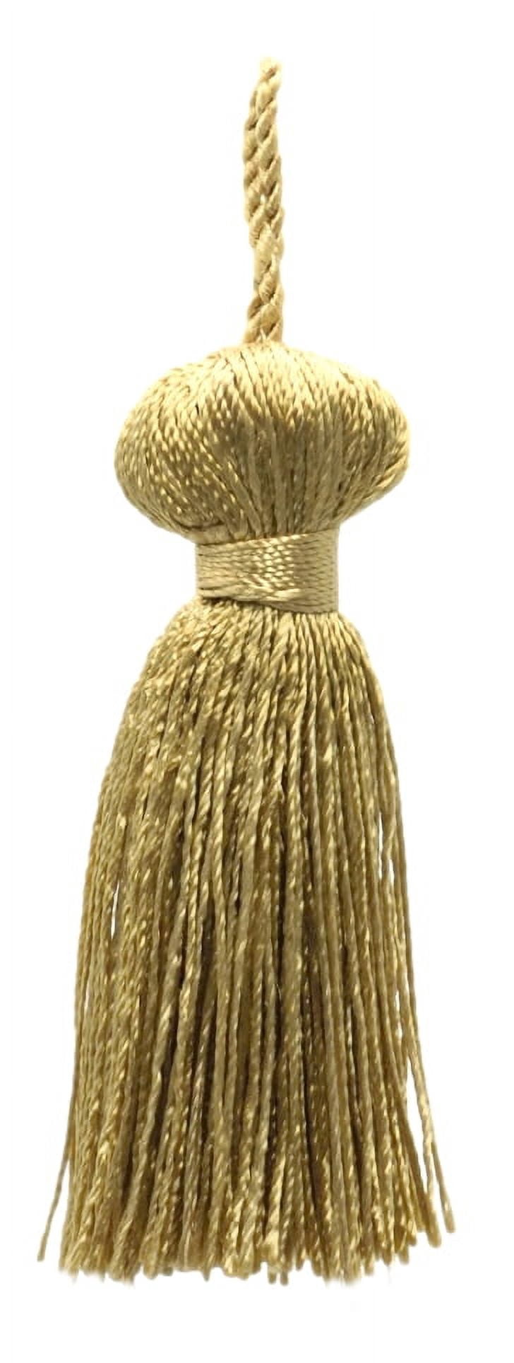 3" (7.5cm) Small Bell Tassel | Craft Tassel # BT3,, Golden Beige #E16C ...