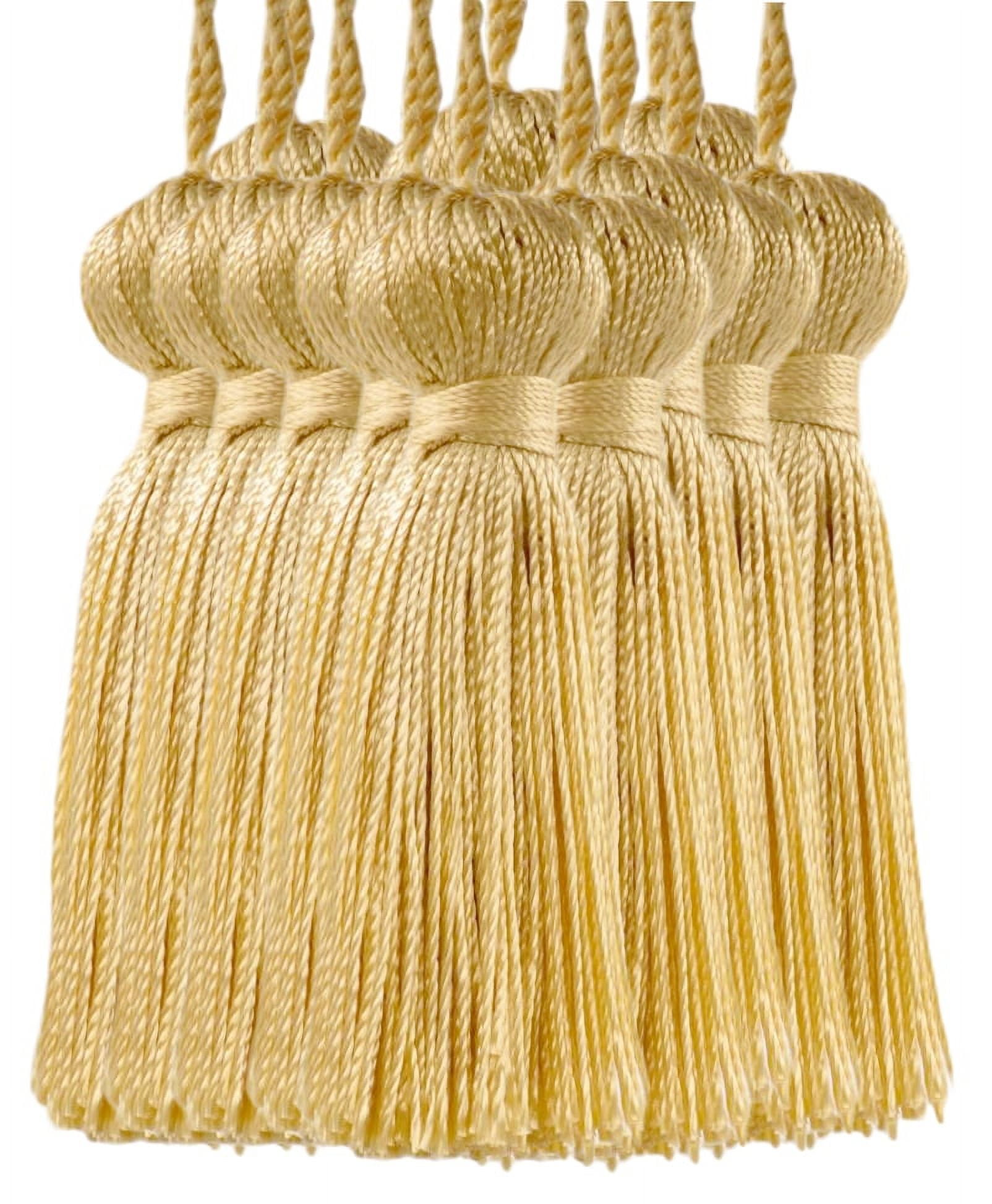 3" (7.5cm) Small Bell Tassel | Craft Tassel # BT3,, Light Gold #B7 ...