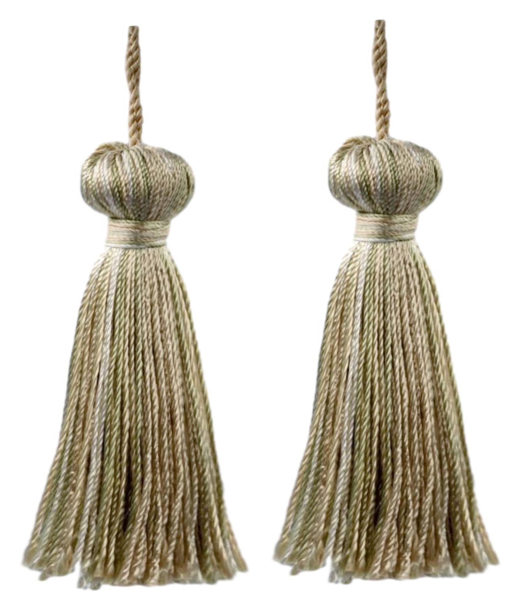 3" (7.5cm) Small Bell Tassel | Craft Tassel # BT3,, Sand Dollar Beige # ...