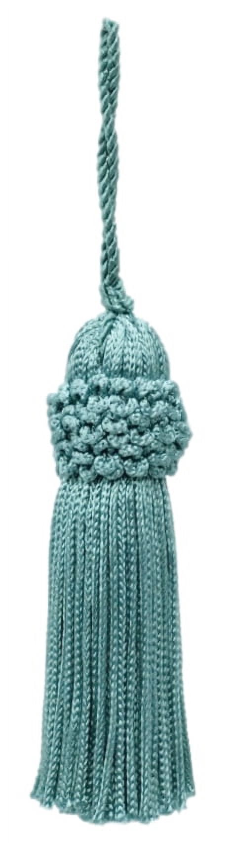 3" (7.5cm) Small Crown Tassel | Craft Tassel # CT03,, Atlantic Green ...