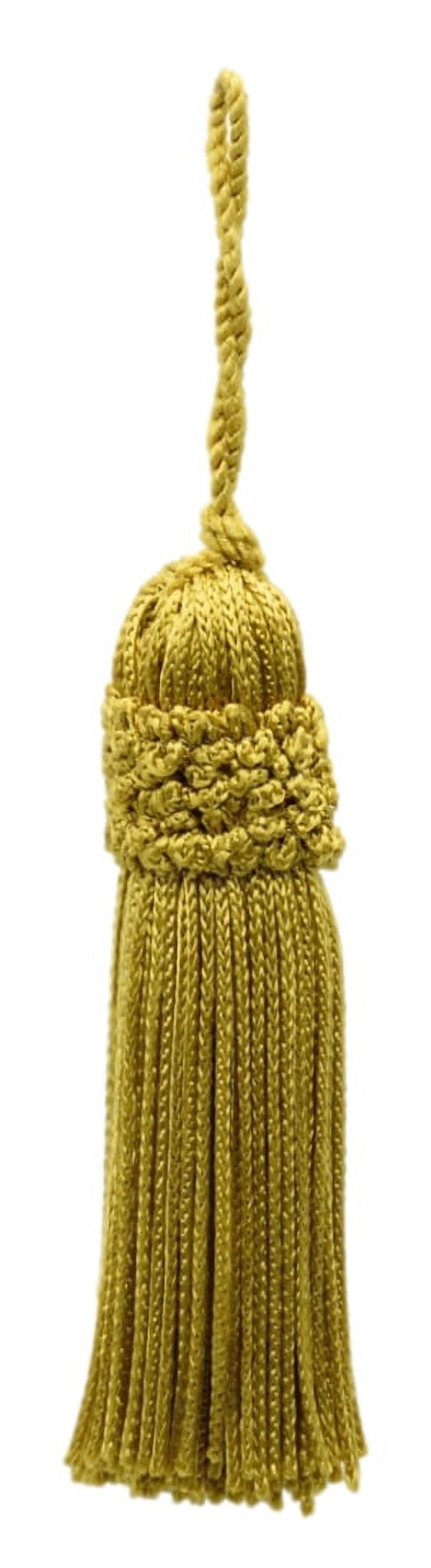 3" (7.5cm) Small Crown Tassel | Craft Tassel # CT03,, Brass Gold #D05 ...